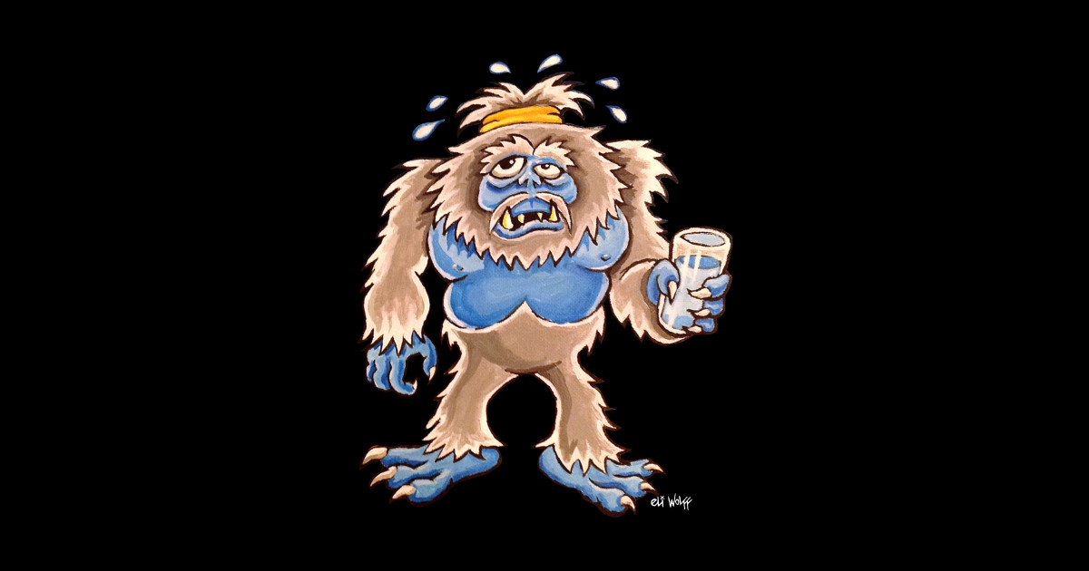 Sweaty Yeti - Yeti - T-Shirt | TeePublic