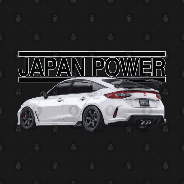 RAYS JAPAN POWER TE37 FL5 CIVIC TYPE - Civic Type R - T-Shirt | TeePublic