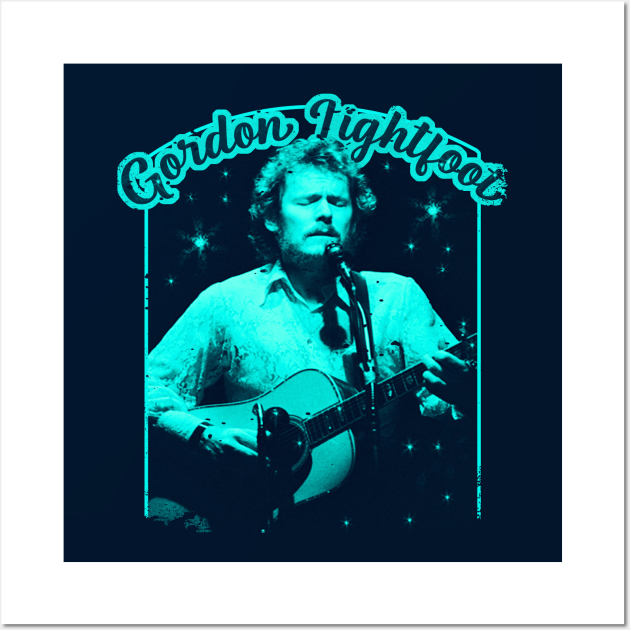 Gordon Lightfoot Vintage 70s Tour Style - Gordon Lightfoot - Posters ...