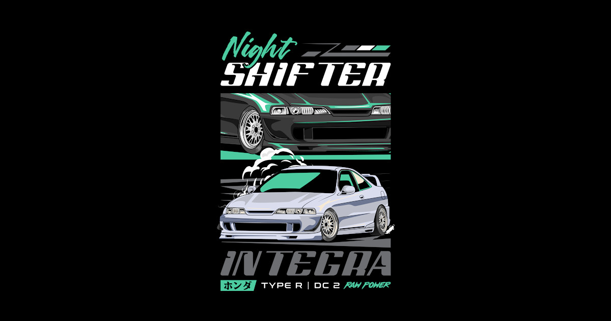 Integra Type R DC2 Retro Car - Integra Type R Dc2 Retro Car - Sticker ...