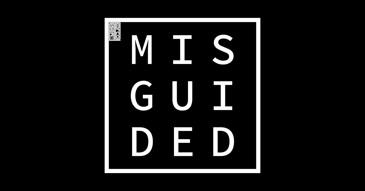MISGUIDED Define Me Word Simple Classic Square Box Misguided misguided-define-me-word-simple-classic-square-box-misguided