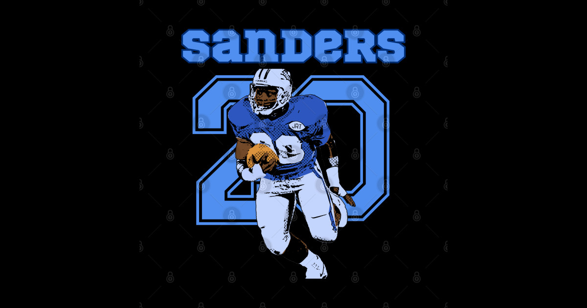 sanders 20 - Barry Sanders - Sticker | TeePublic