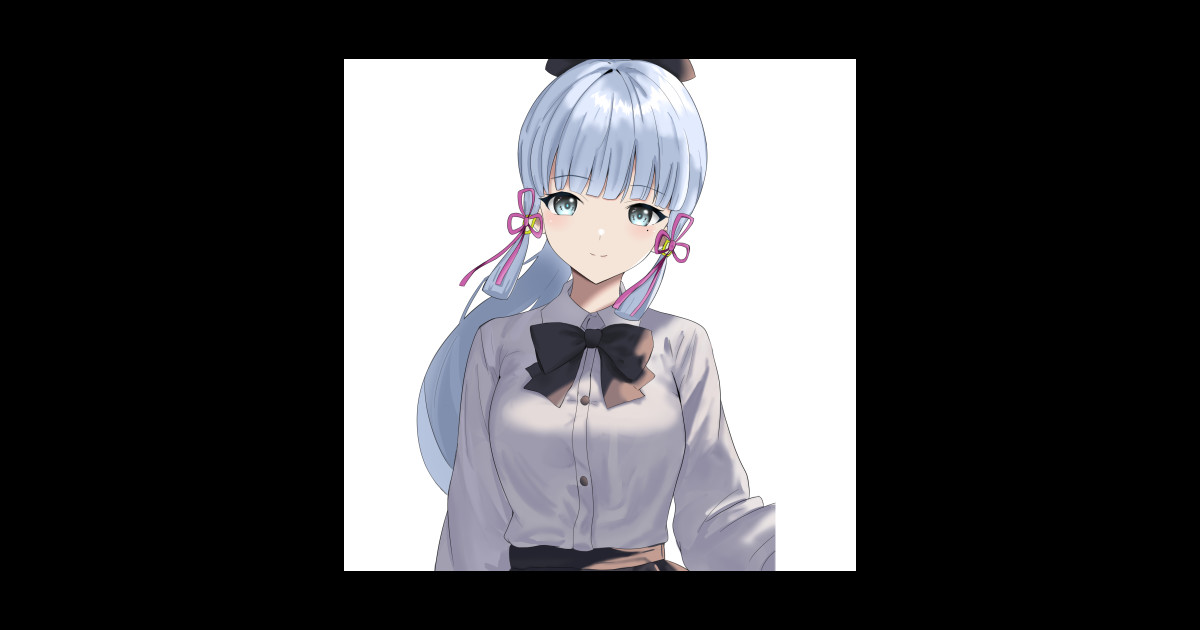 Genshin impact , ayaka - Genshin Impact - Sticker | TeePublic