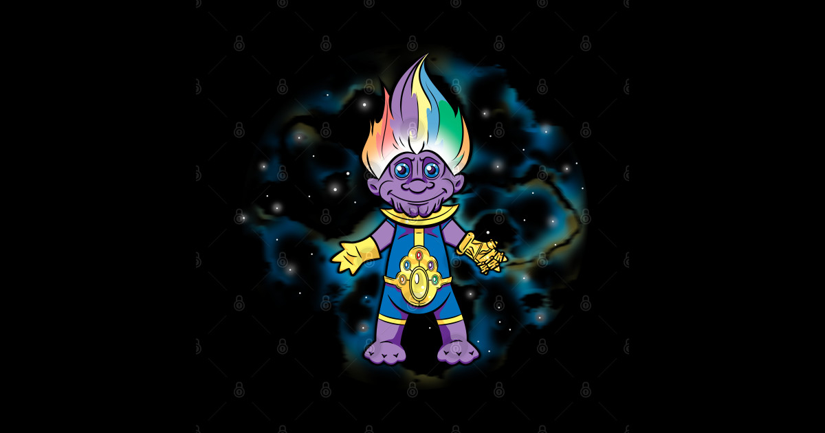 Infinity Troll - Superhero - Sticker | TeePublic