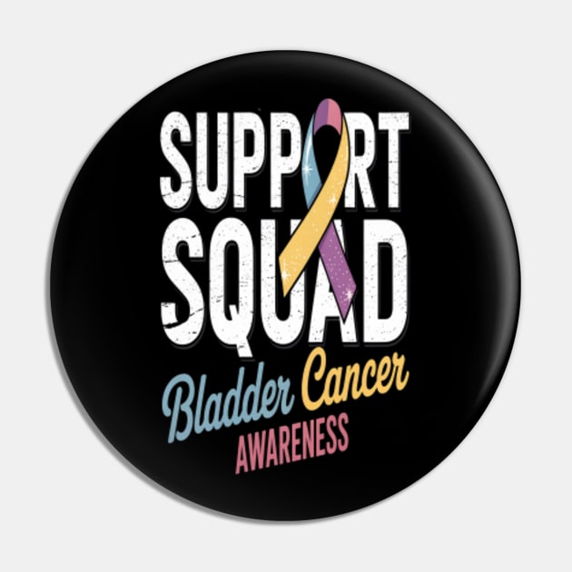 Support Squad Bladder Cancer Awareness Month Ribbon - Support Squad ...