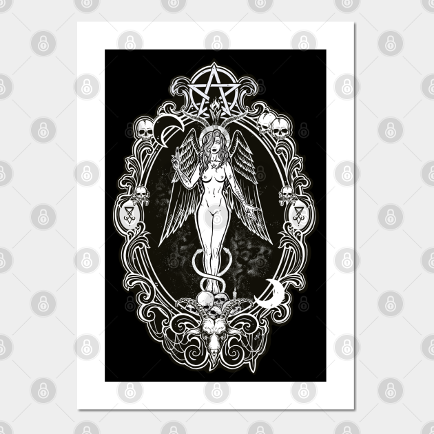 Baphochick - woman, death, goth, snake, devil, Baphomet, skull, goth ...