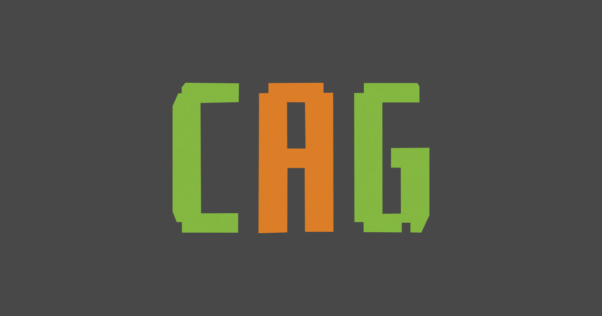 Classic CAG Logo - Gaming - T-Shirt | TeePublic