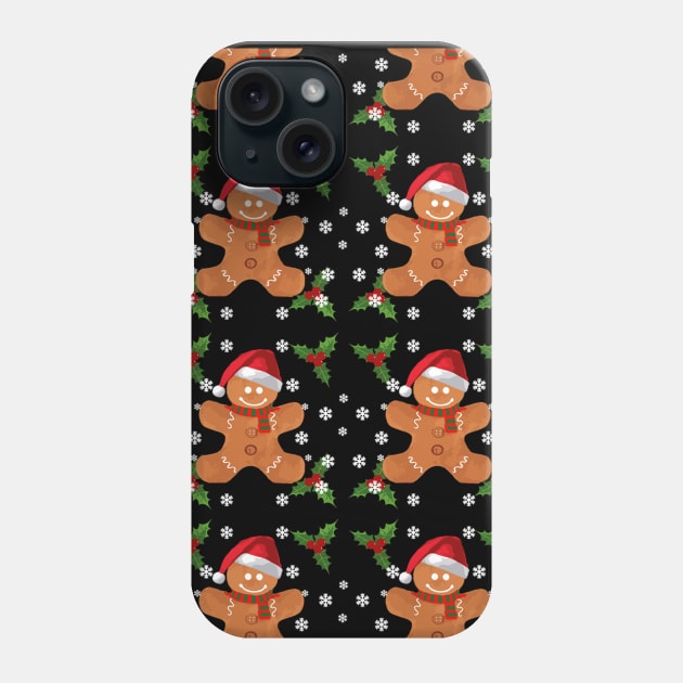 Christmas Gingerbread Pattern - Gingerbread Pattern - Phone Case ...