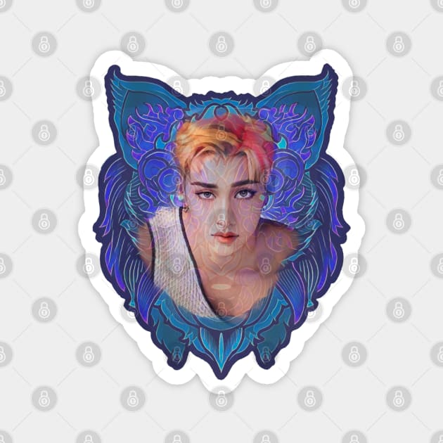 Stray Kids Bang Chan Fan Art - Stray Kids - Magnet | TeePublic