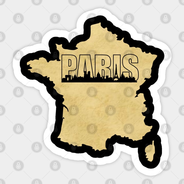 Paris - Paris - Sticker | TeePublic