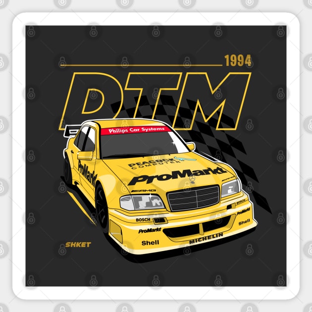 Mercedes w202 DTM Legend - W202 - Sticker | TeePublic