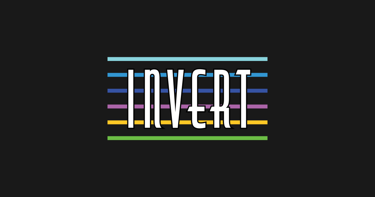 Inverted Rainbow Colors for Gay Invert - Inverted Pride Flag - T-Shirt ...