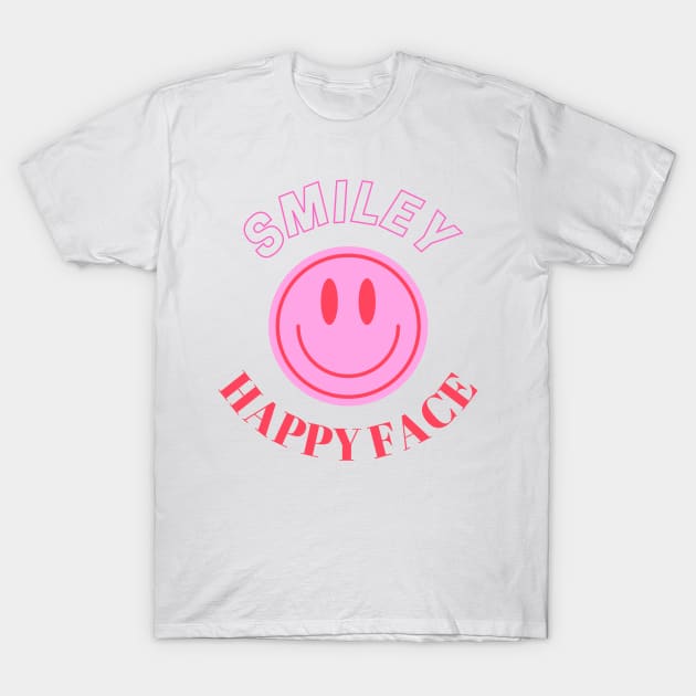 Smiley Happy Face - Smiley Face - T-Shirt | TeePublic