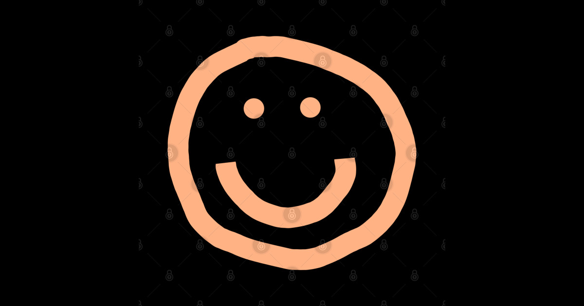 Peach Fuzz Smiley Face Pantone Color of the Year 2024 - Smiley Face ...