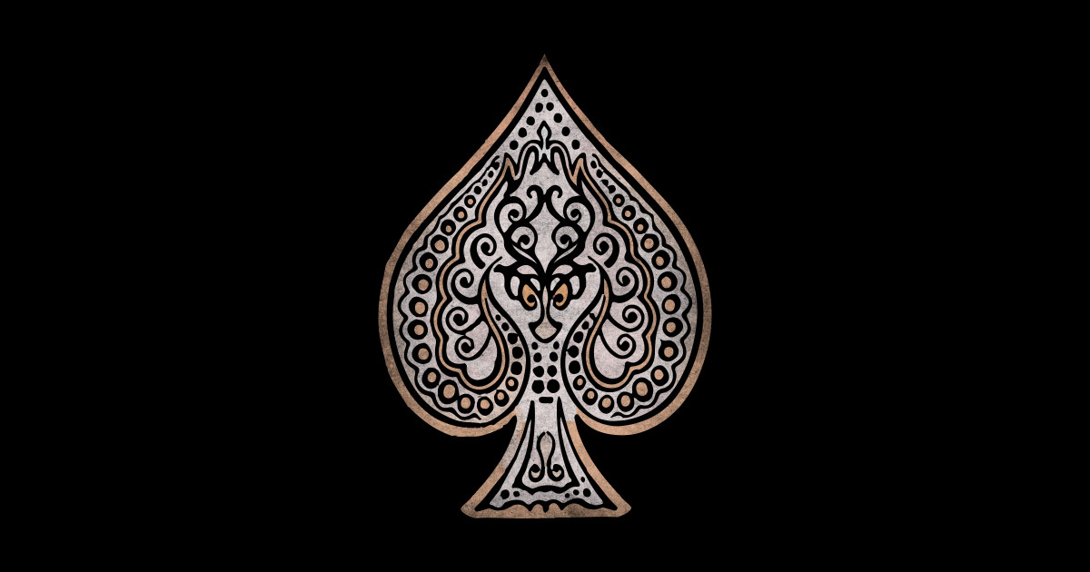 Spade - Heart Of Gold - Sticker | TeePublic