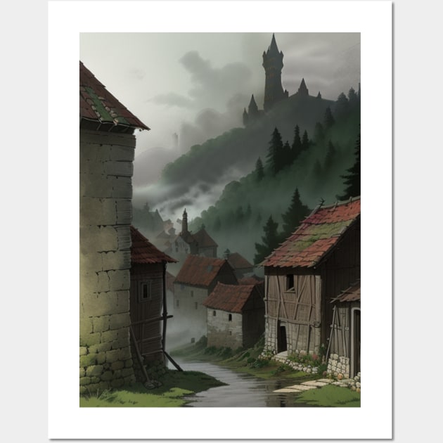 The Village of Barovia - Looming Castle Ravenloft - Village Of Barovia ...