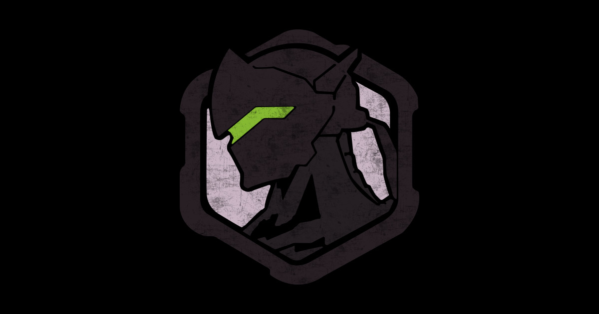Genji Hexagon - Overwatch - Sticker | TeePublic