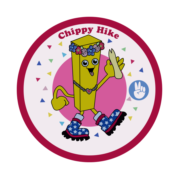 Mrs Chippy Hike Badge - Chippy Hike - T-Shirt | TeePublic