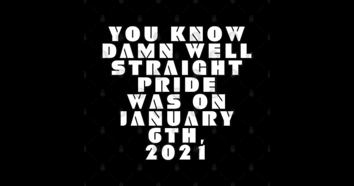 Straight Pride - Straight Pride - Sticker | TeePublic
