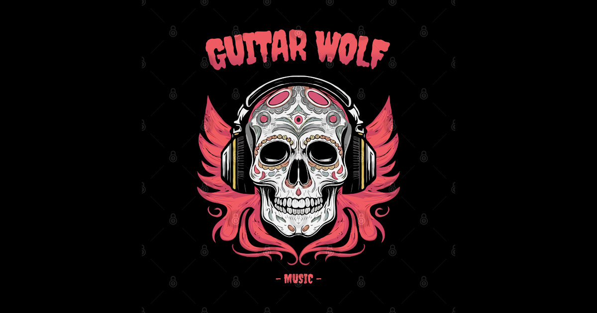 Guitar Wolf - Guitar Wolf - Sticker | TeePublic