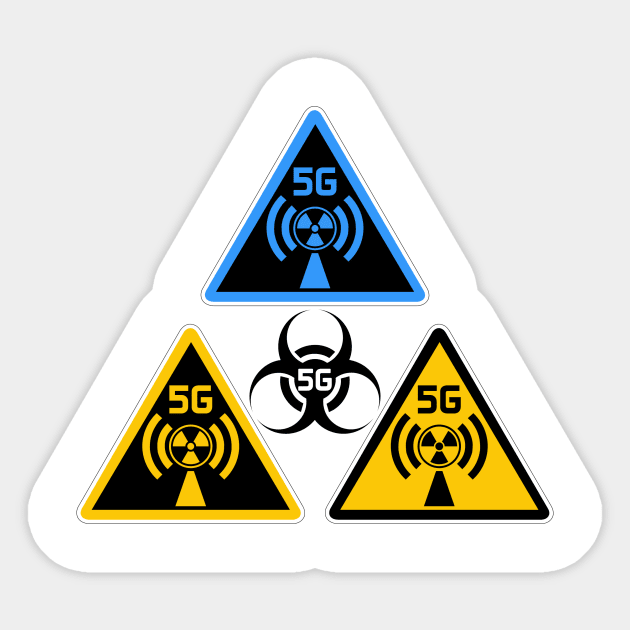 5G Tower Technology - 5g - Sticker | TeePublic