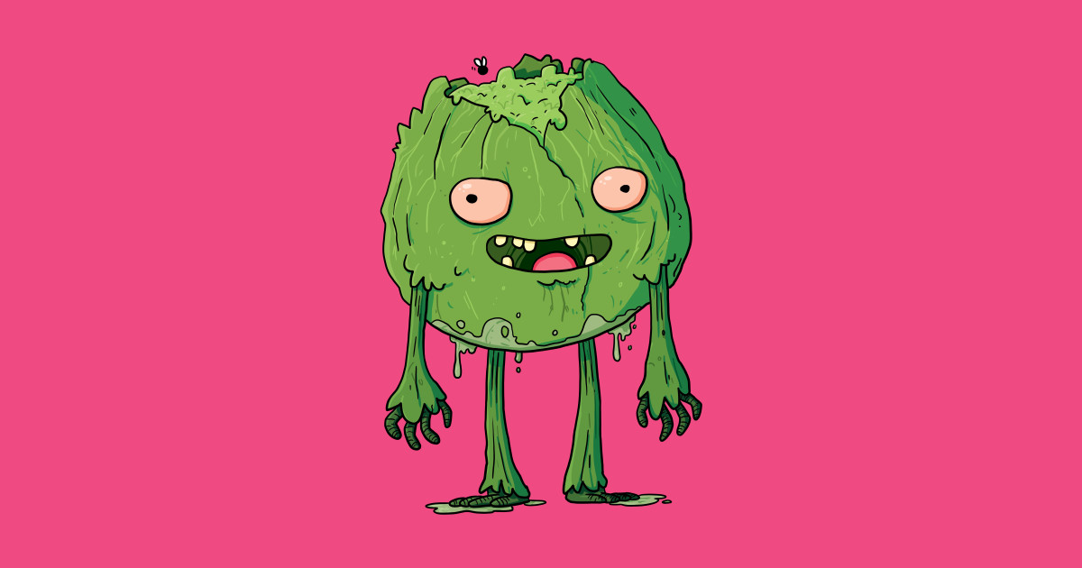 Stinky Cabbage Monster - Monster - T-Shirt | TeePublic