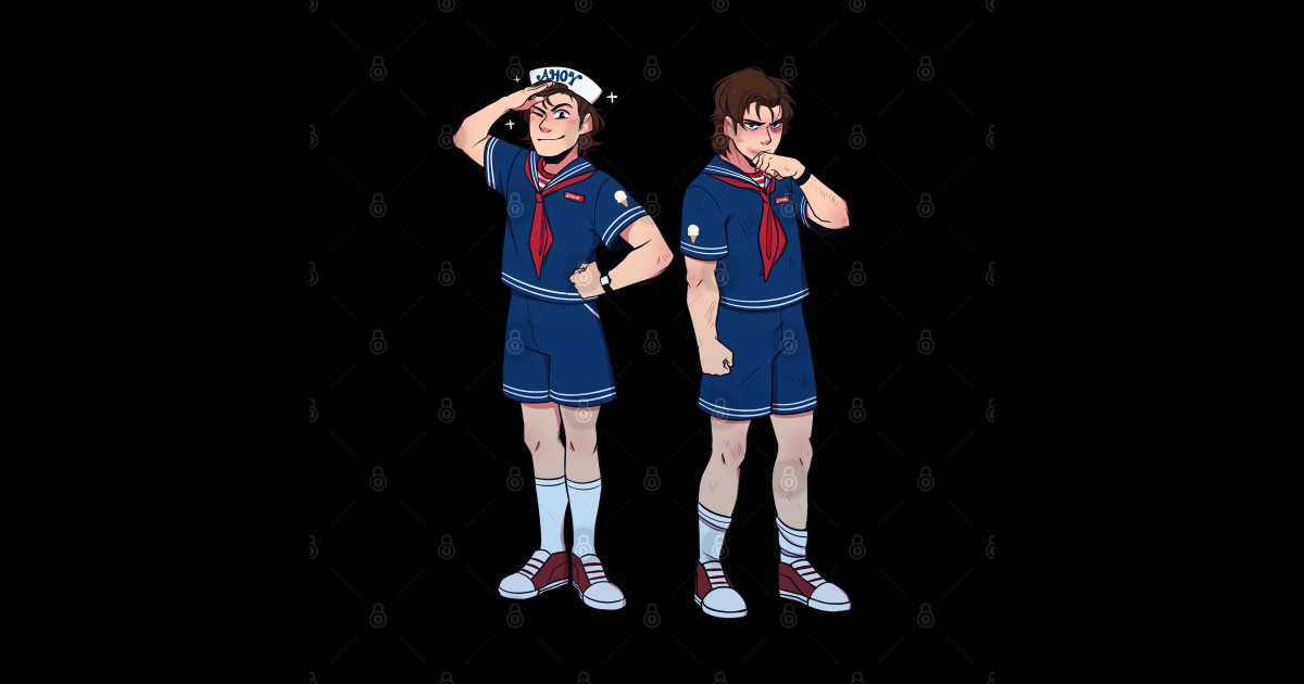 Sailor Steve! - Stranger Things - Sticker | TeePublic