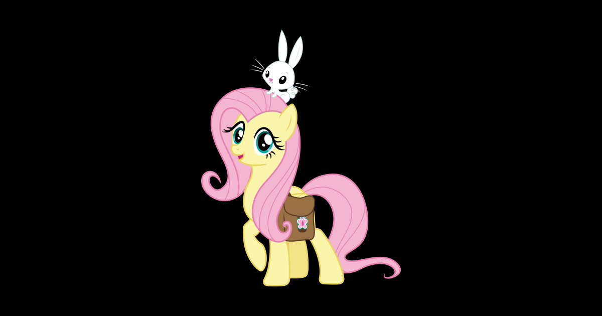 Fluttershy and Angel Bunny - My Little Pony - Posters and Art Prints ...