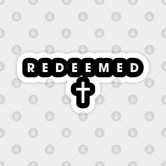 Redeemed Bible Verse God Jesus Christian Cross Apparel - Redeemed ...