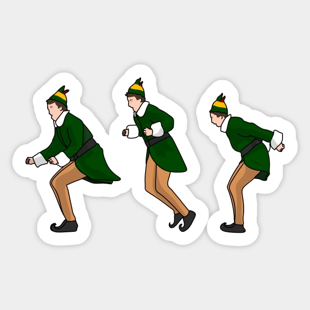 Griddy elf - Griddy - Sticker | TeePublic