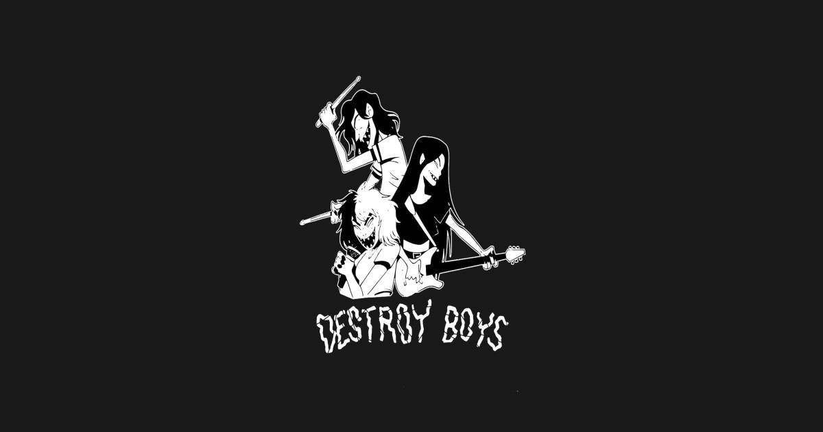 Destroy Boys Riot Grrrl Punk Design - Punk Band - T-Shirt | TeePublic