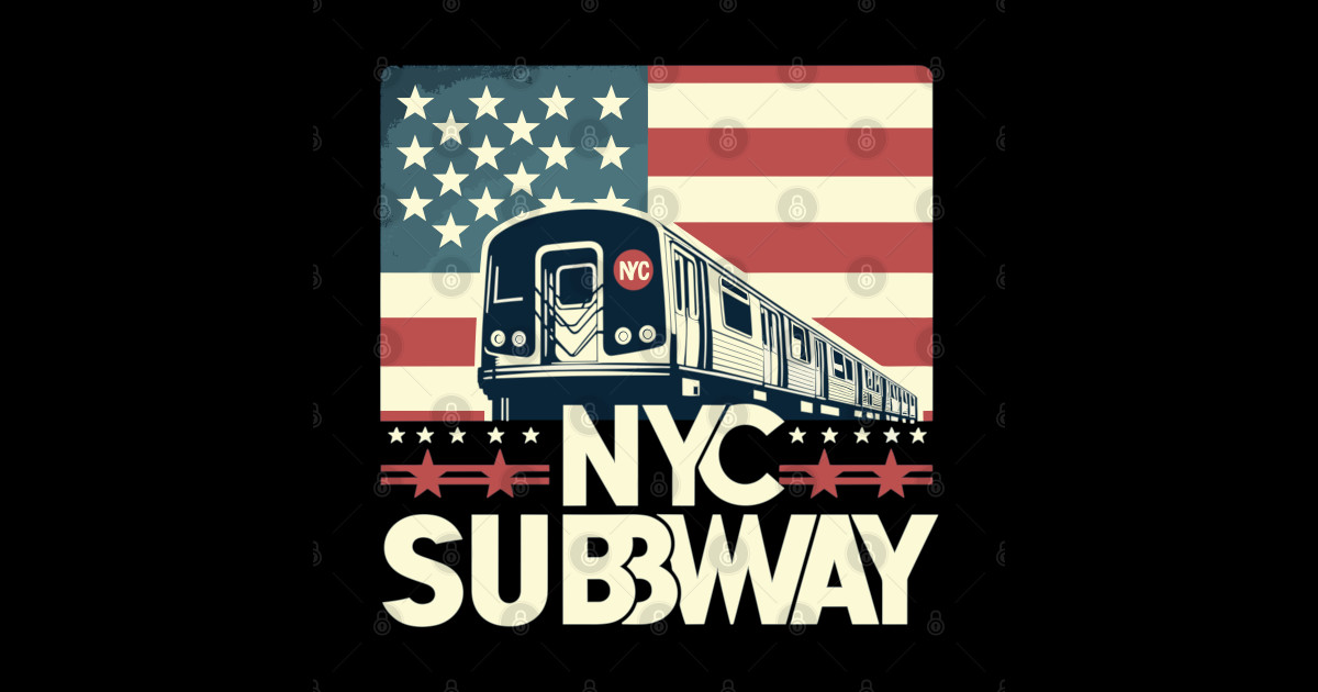 NYC Subway - Nyc Subway - Sticker | TeePublic