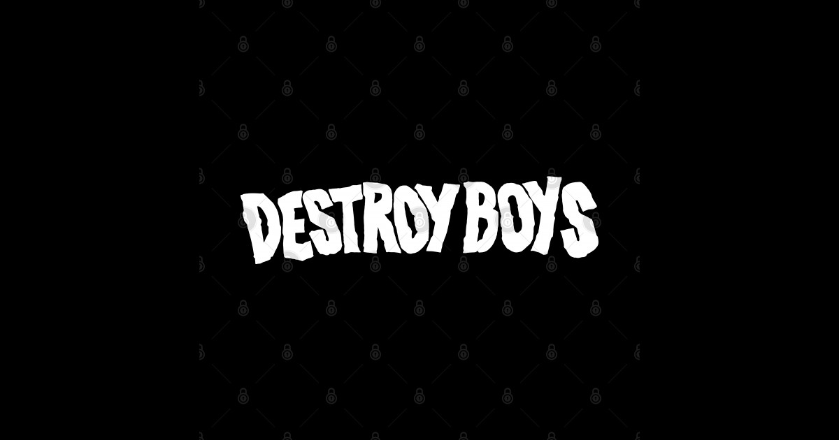 Destroy Boys Merch Destroy Boys Logo - Destroy - Posters and Art Prints ...