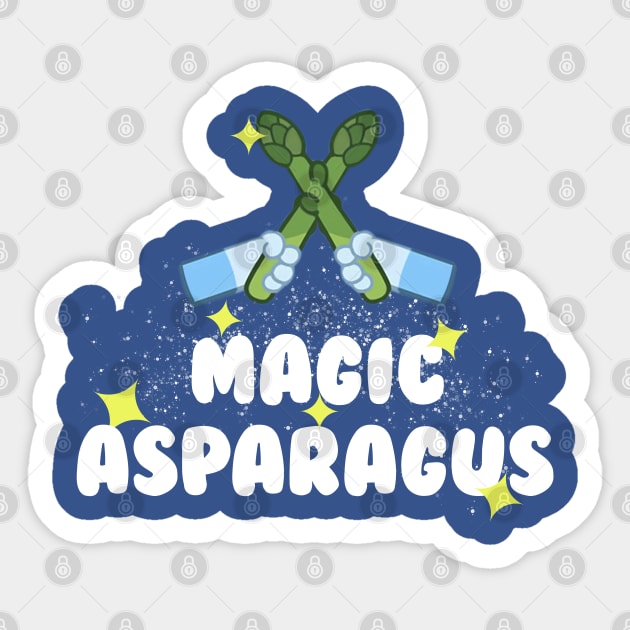 The Magic Asparagus - Bluey - Sticker | TeePublic