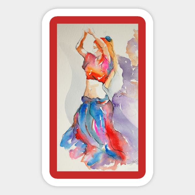 belly dancer shadow - Belly Dancer - Sticker | TeePublic