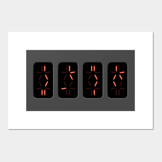 Predator Self-Destruct Countdown Timer - Predator - Posters and Art ...