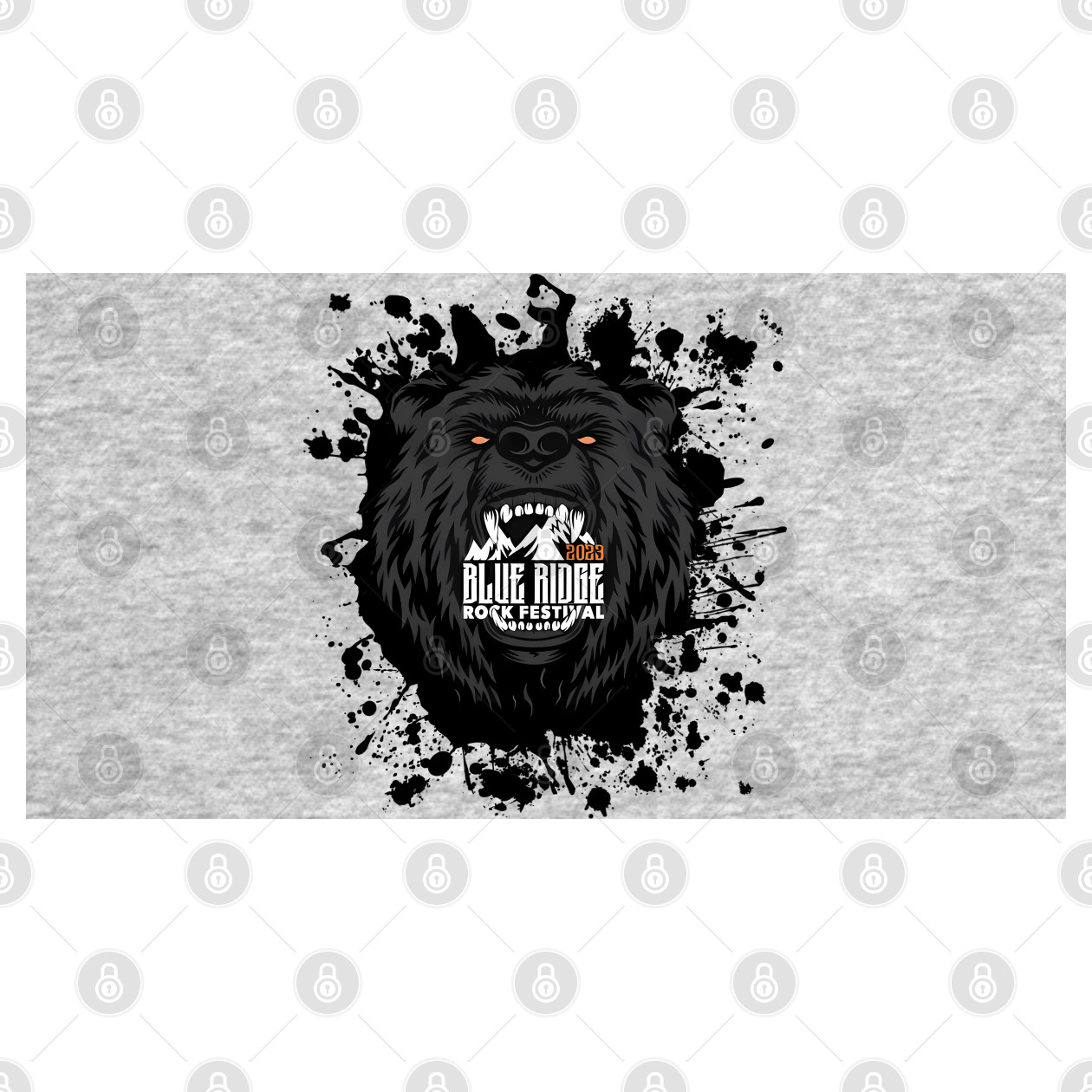 Blue Ridge Bear 2023 - Blue Ridge Rock Festival - T-Shirt | TeePublic