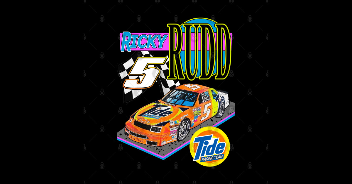 Ricky Rudd Vintage Tide Nascar Design - Ricky Rudd - Hat | TeePublic