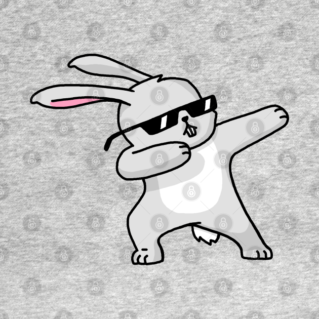 Dabbing Easter Bunny Funny Shirt Dab Hip Hop Rabbit - Dabbin - T-Shirt ...