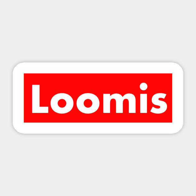 Loomis box logo - Loomis - Sticker | TeePublic