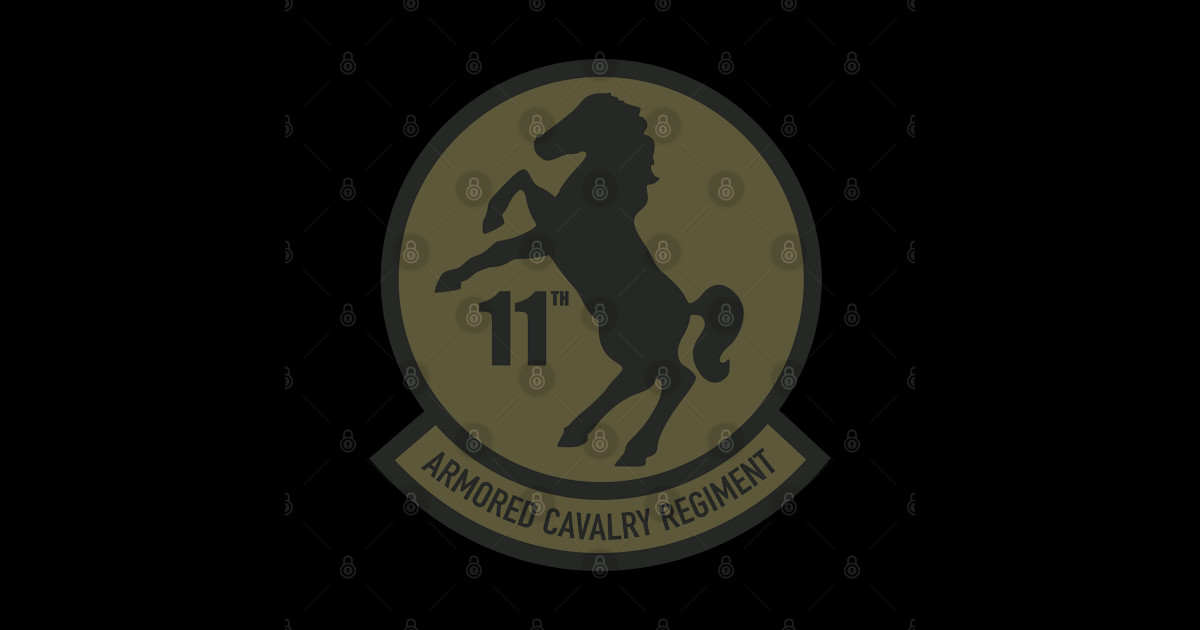 11th Armored Cavalry Regiment - Black Horse Regiment - Sticker | TeePublic