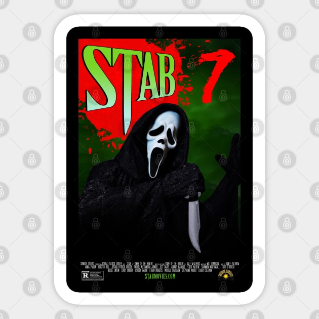 Stab 7 Poster - Scream - Sticker | TeePublic