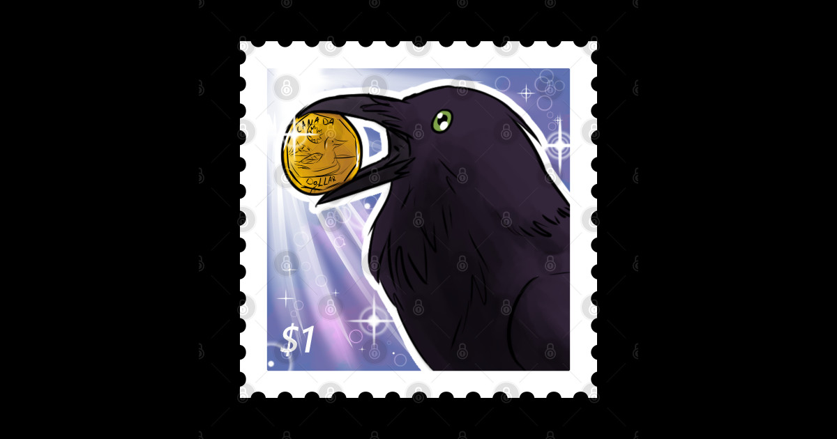 Raven - Shiny coin - Raven - Sticker | TeePublic