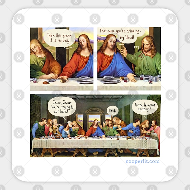 The Last Supper Guest - Webcomics - Sticker | TeePublic