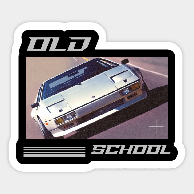Old School Car - Car - Sticker | TeePublic