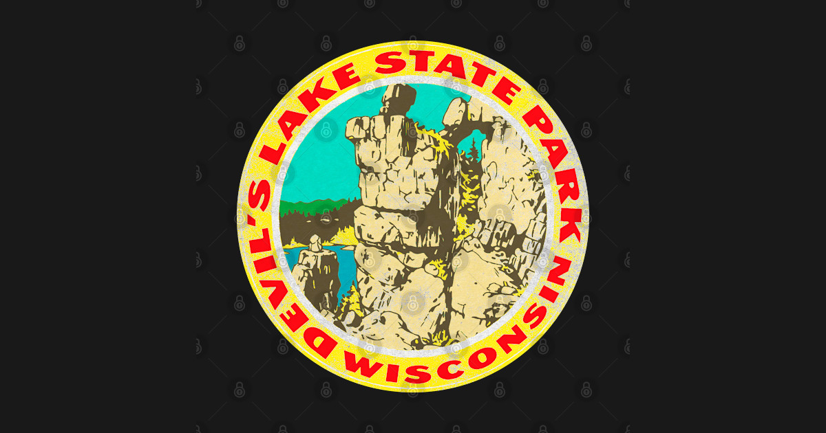 Devil's Lake State Park - Devils Lake Wisconsin - T-Shirt | TeePublic
