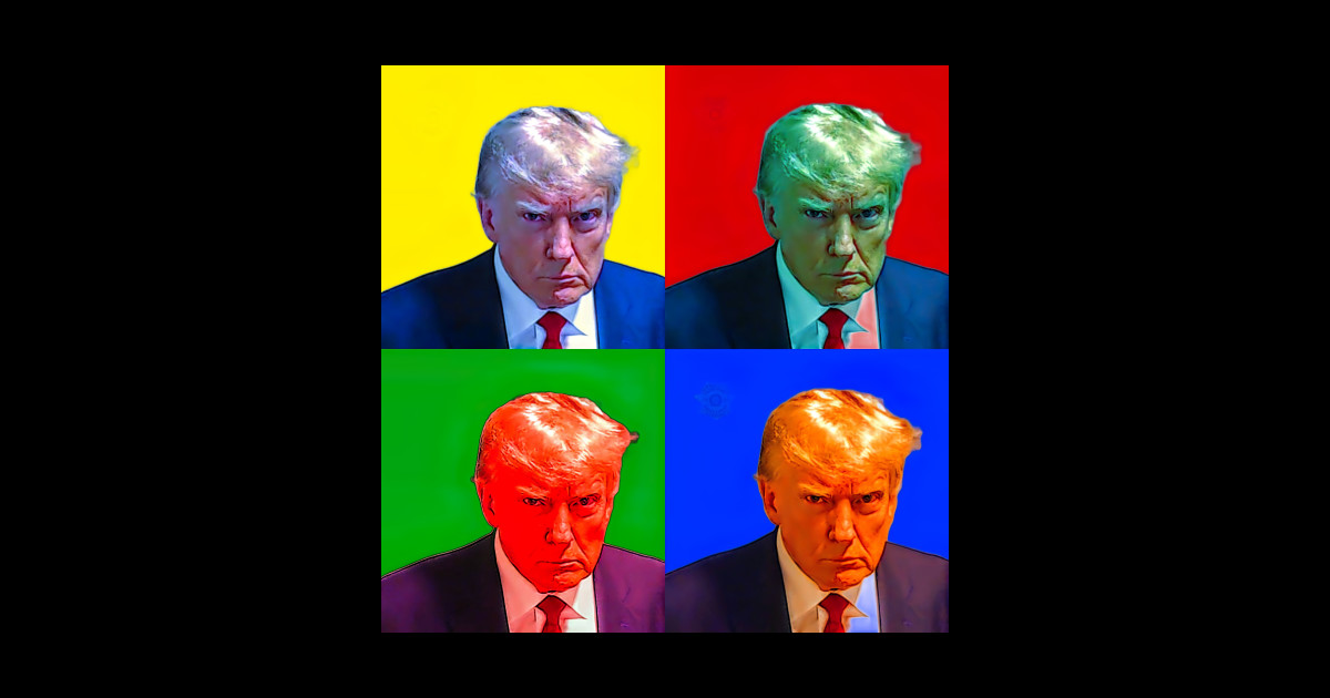 Trump Mugshot Andy Warhol - Trump - Posters and Art Prints | TeePublic