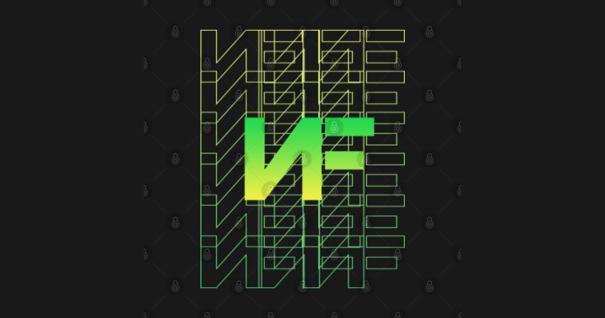 nf logo green - Nf Rapper - T-Shirt | TeePublic