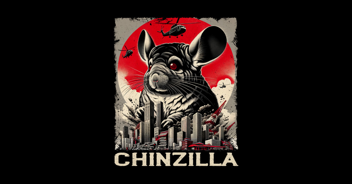 Graphic Animals Chinchilla Cartoon Vintage Outfits Chinzilla ...