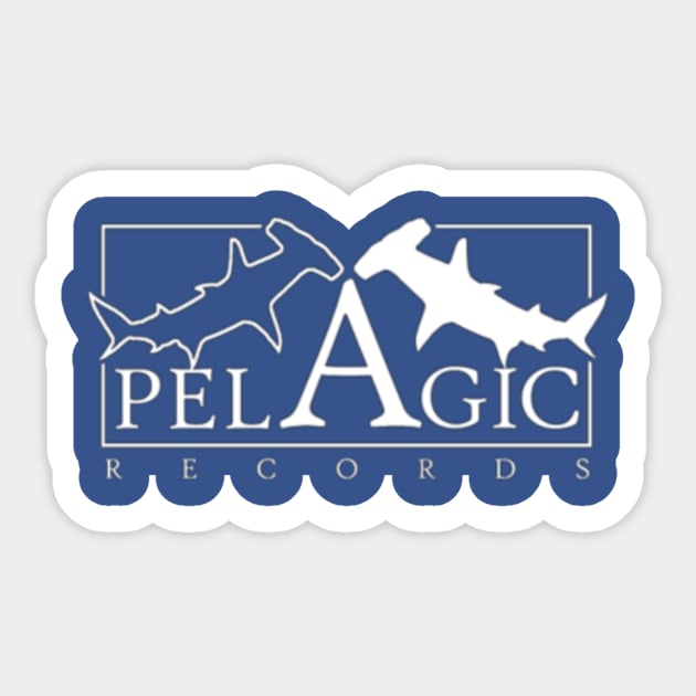 Pelagic Records // Record Label - Record Label - Sticker | TeePublic